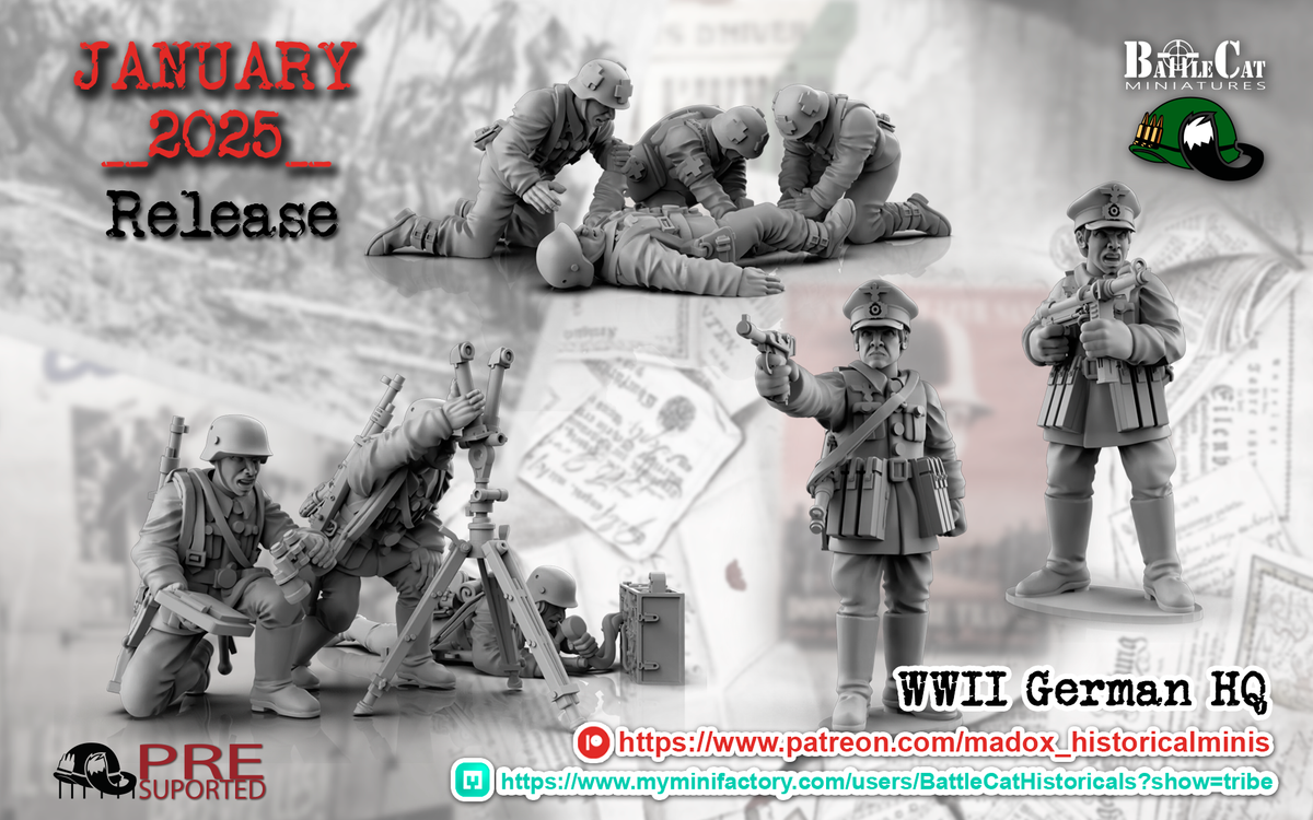 German Army HQ team – Sherwood Wargames