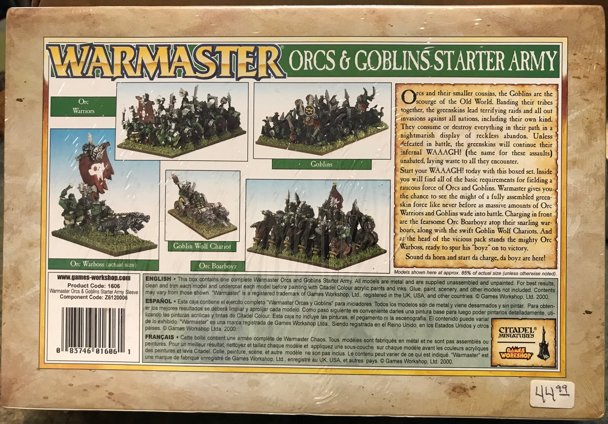 Warmaster Orcs & Goblins Starter Army (2000) – Sherwood Wargames