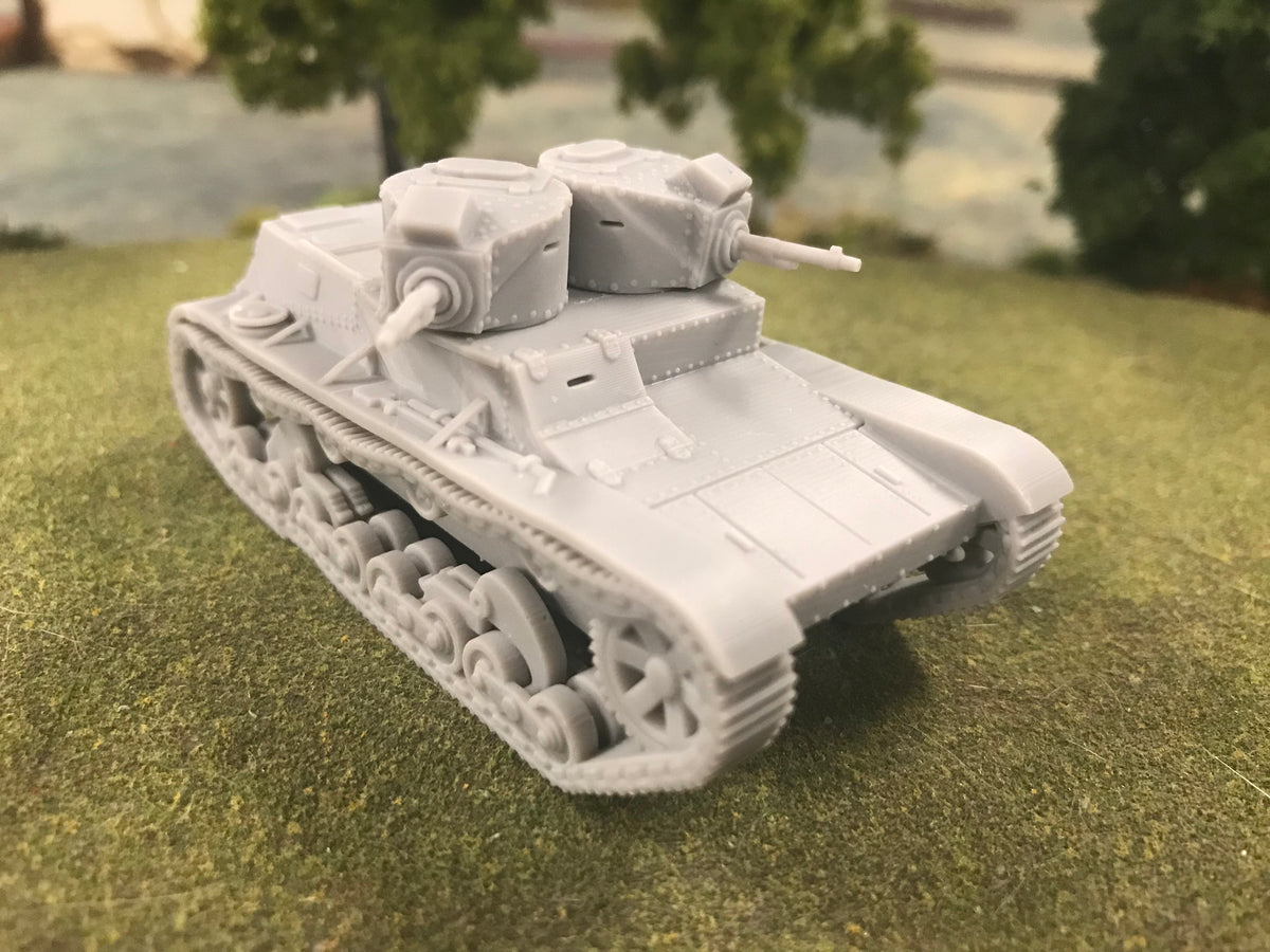 7TP light tank twin mg turrets – Sherwood Wargames