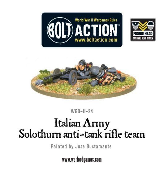 Italian Army Solothurn Anti Tank Rifle Team – Sherwood Wargames